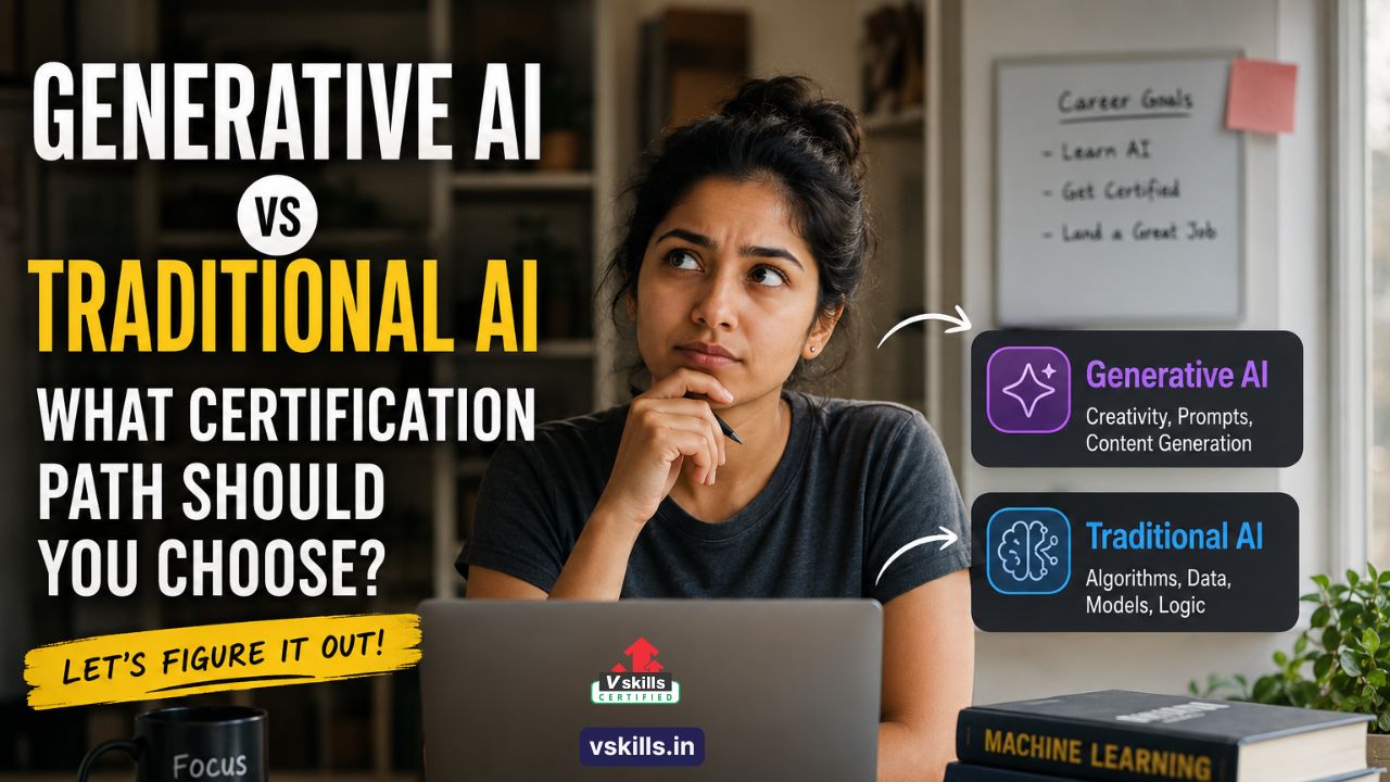 Generative AI vs. Traditional AI: Certification you should choose?