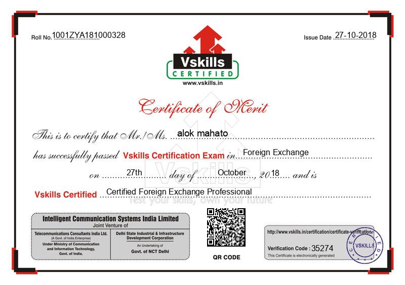 alok mahato - Certified Foreign Exchange Professional