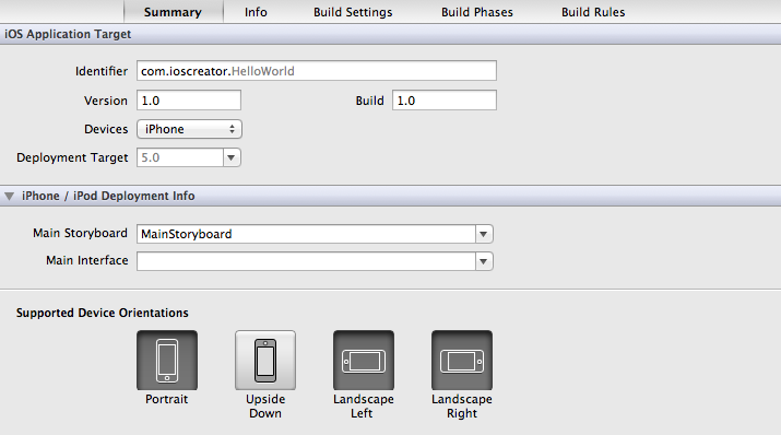 Single view Application - Tutorial