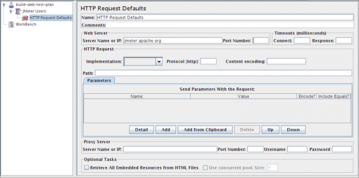 JMeter Tutorial | Adding Default HTTP Request Properties
