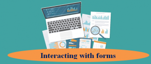 Interacting with forms - Vskills Tutorial