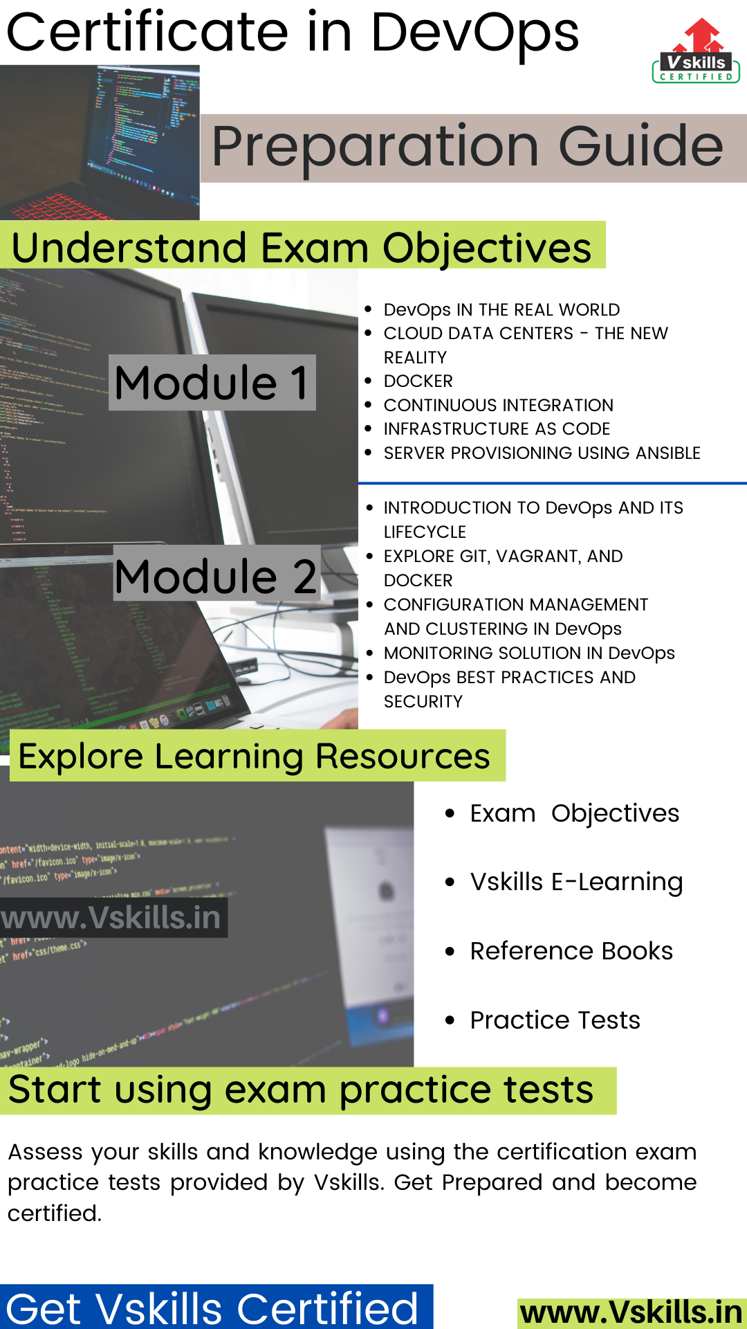 Certificate in DevOps - Vskills Certification Exam Tutorial