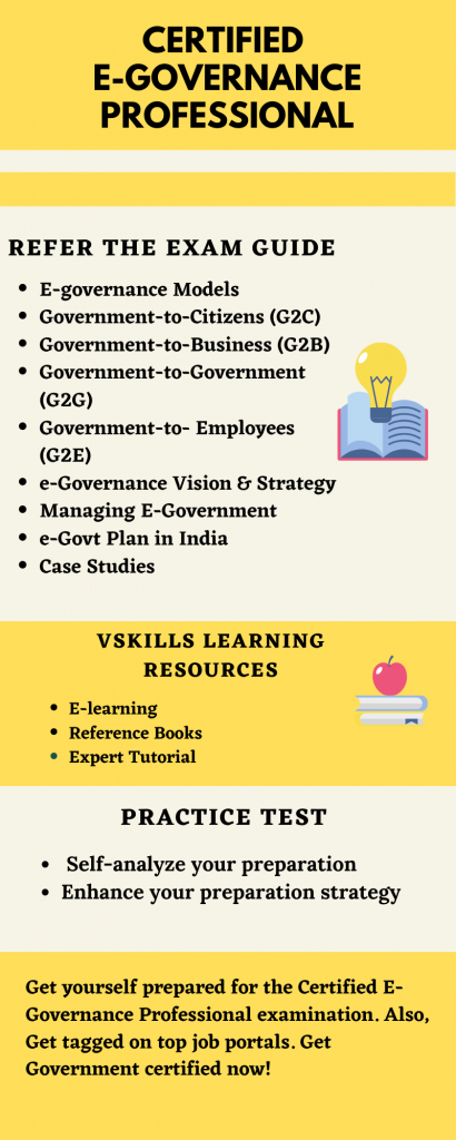 Certified E-Governance Professional - Vskills Online Tutorial