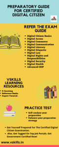 Certified Digital Citizen - Vskills Online Tutorial | Study Guide