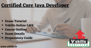 Certified Core Java Developer - Vskills Online Tutorial
