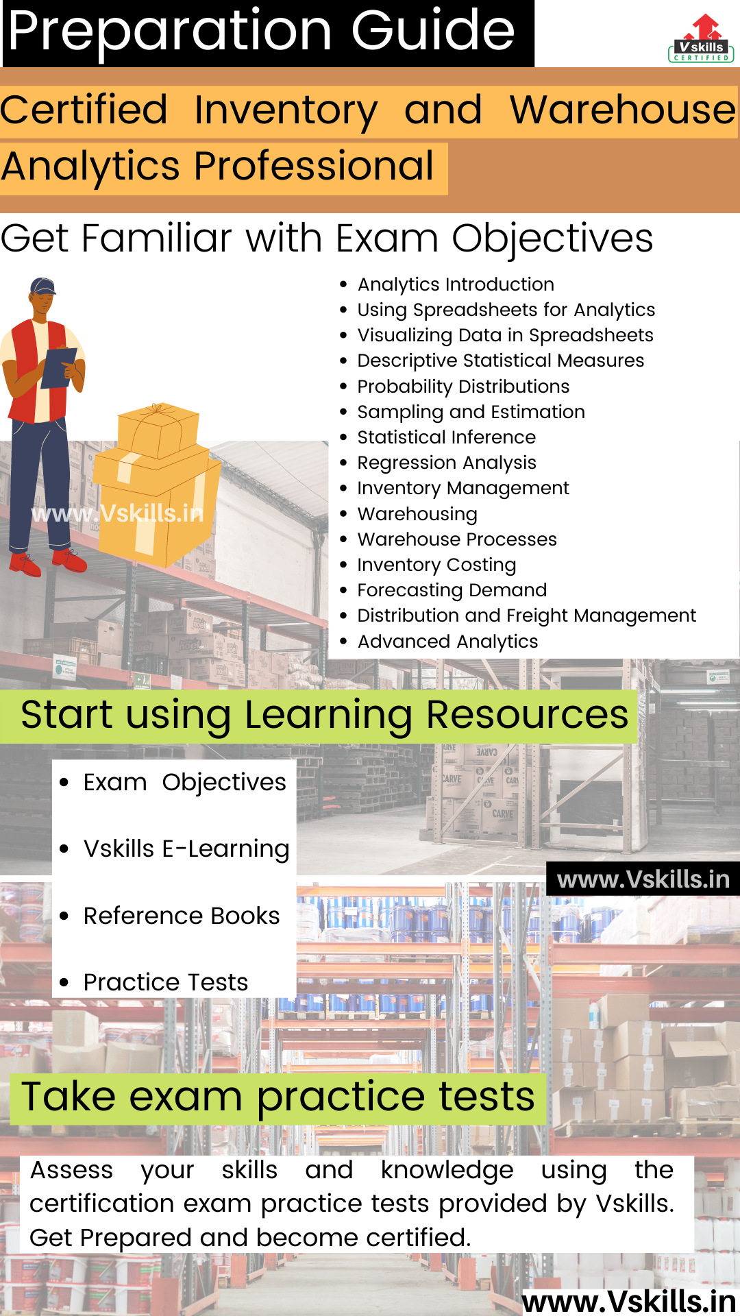 Certified Inventory and Warehouse Analytics Professional | Tutorials