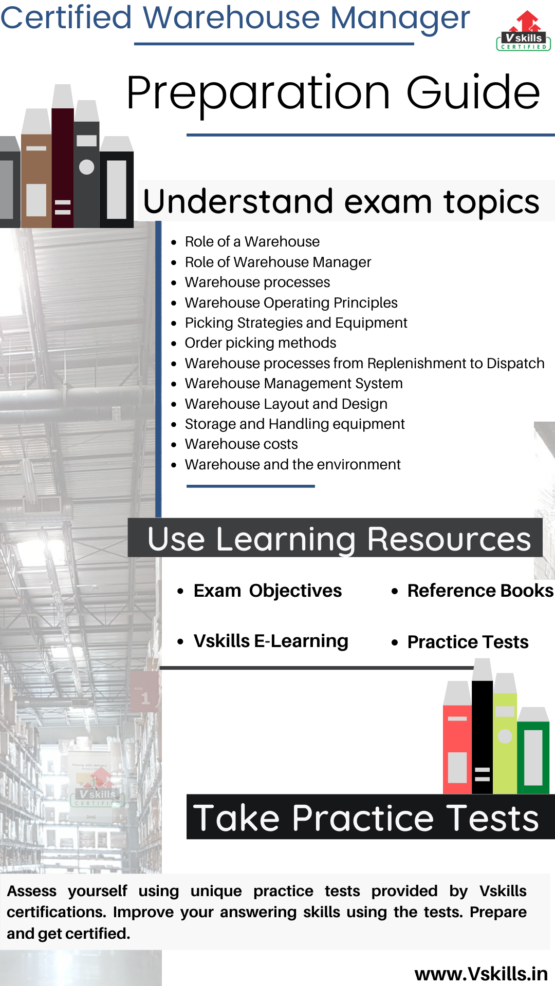 Certified Warehouse Manager - Vskills Online Tutorial