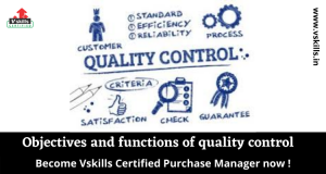 Objectives and functions of quality control - Tutorial