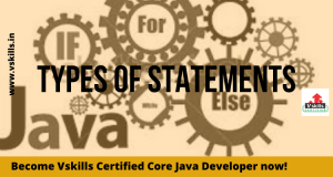 Types of Statements - Tutorial