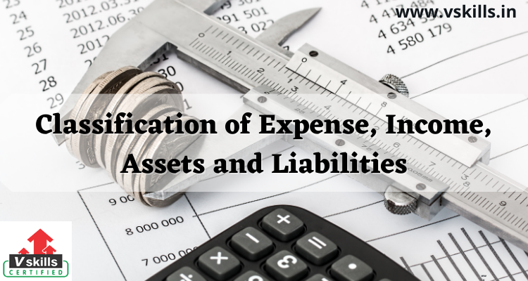 Classification Of Expense Income Assets And Liabilities Tutorial